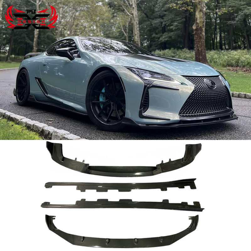 Perfect Fitment Carbon Fiber Front Lip for Lexus LC500 & LC500H ...