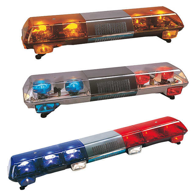 Universal Halogen Emergency Lightbar with Speaker & IP69 Waterproof ...