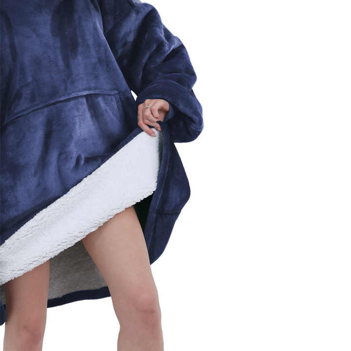 Wholesale Custom Snuggie Oversized Wearable Blankets Throws Fleece ...
