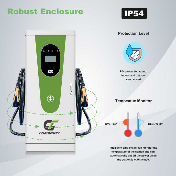 High Quality Dc Ev Charging Station 240KW Double Guns RFID DC Car ...