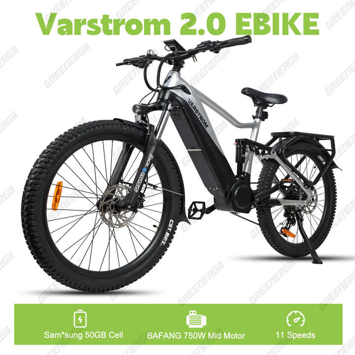 Varstrom Electric Mountain Bike Cola Bear 2.0 - 750W Power