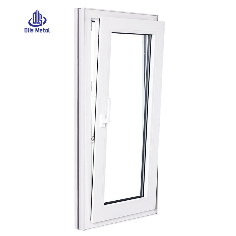 Soundproof PVC UPVC Frame Tilt Turn Window Durable Double-glazed Vinyl ...