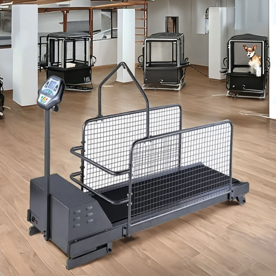 Height Adjustable Dog Treadmill for Big Dogs - Durable & Waterproof