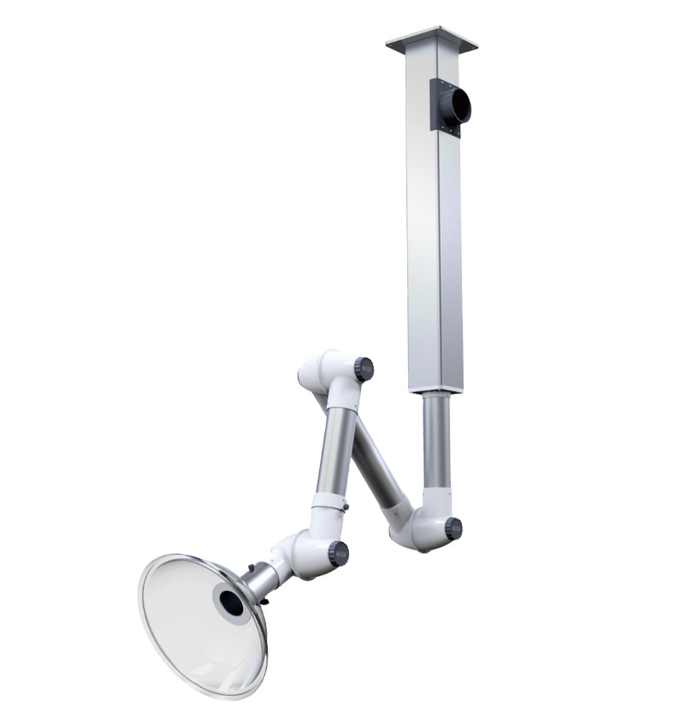 Aluminum Flexible Fume Extraction Arm - Metal Fume Extractor Arm