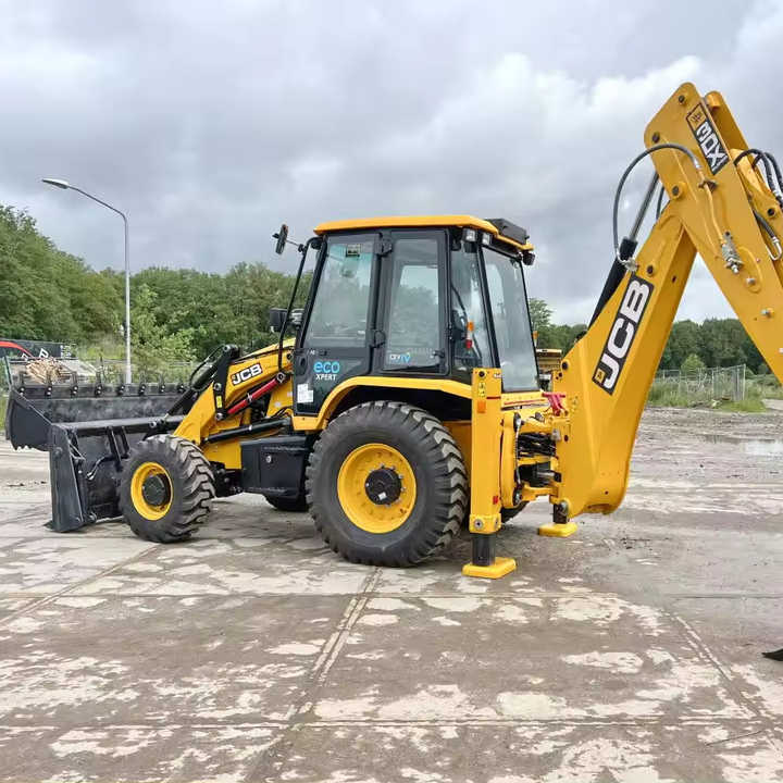 Used 4WD JCB 3CX Wheel Backhoe Loader Excavator Four Wheel Drive 70kw JCB 4CX Backhoe Loaders ...