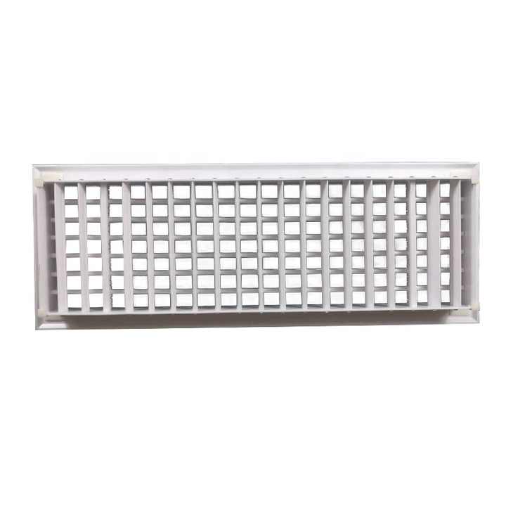 HVAC Fresh Supply air Grill Double Deflection air Grille Register ...