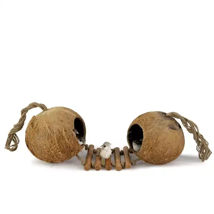 COCO - ECO BRAND NATURAL COCONUT SHELL BIRD NET HANDMADE COCONUT SHELL ...