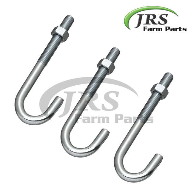 Heavy Duty J-Shaped Bolt for Farming - Efficient & Versatile