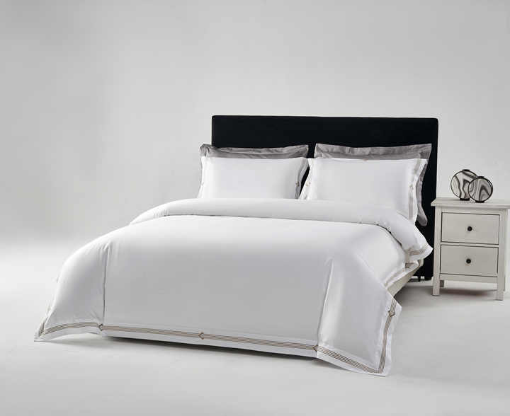 Luxury King Queen Size 300 TC Hotel Bed Sheet Duvet cover 100% Cotton ...