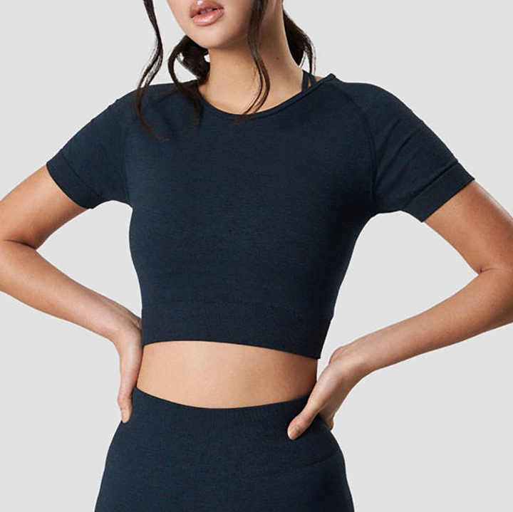 Fitness Sport Crop Top Breathable Summer wear Workout Women's Crop Top ...