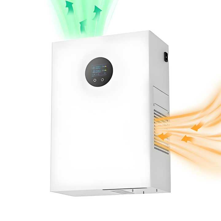 Smartfresh Erv Wall-Mounted Fresh Air System Bi-Directional Flow and ...