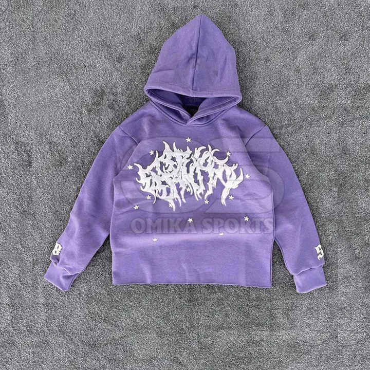 Stylish Men Puff Print Tracksuit Two Piece Set with 3D Letter Design ...