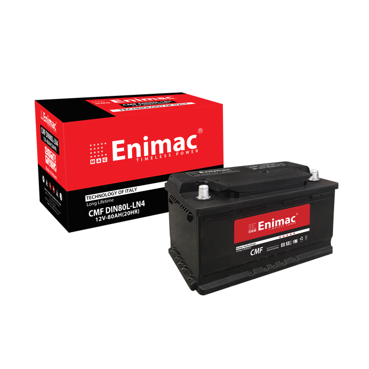 High Performance 12V 80AH Car Battery MF BATTERY DIN 80 LN4 Made in ...