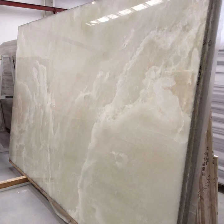 White Onyx Slab - Elegant Onyx Marble for Decoration
