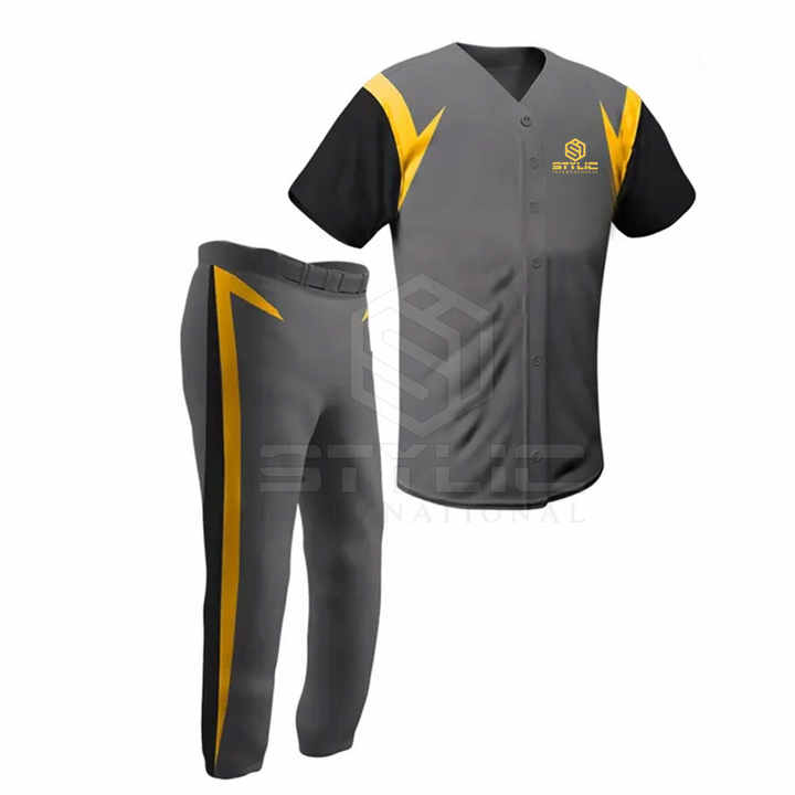 Factory Made Unique Design Baseball Uniform Custom Logo Printed ...