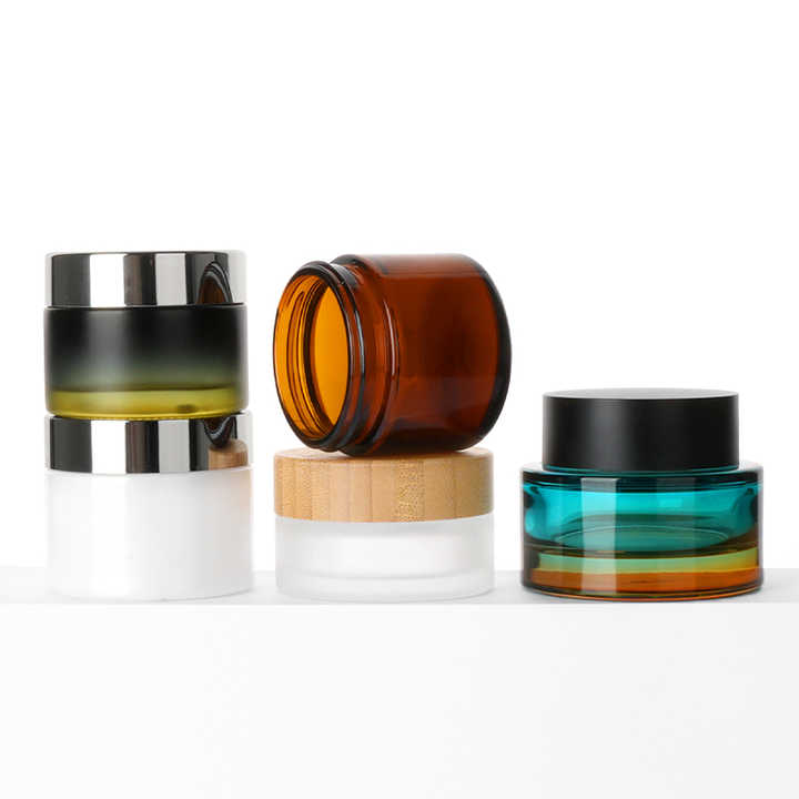 Clear Ointment Cream Glass Jars - Eco-Friendly Packaging