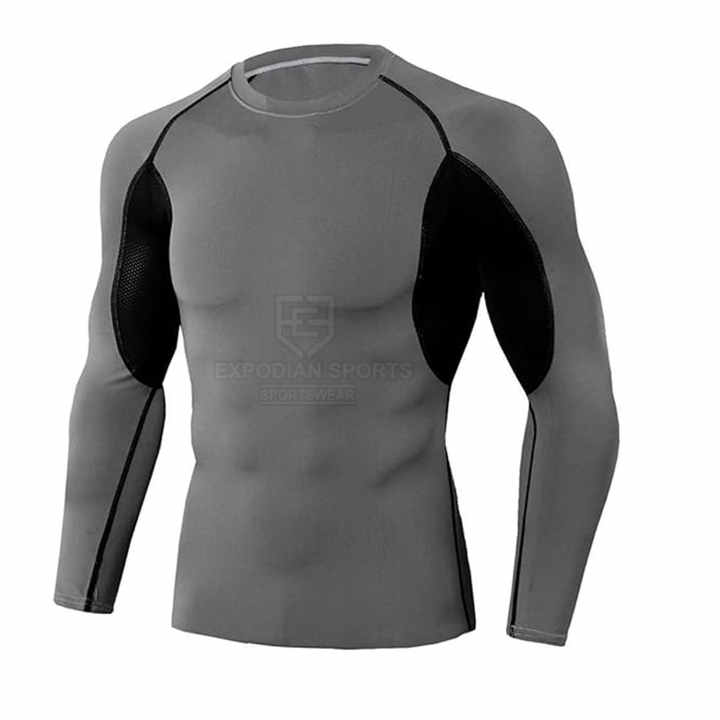 Body Building Spandex / Polyester Made Men Rash Guard Set Fitness Wear ...