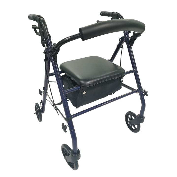 Bliss Medical Mobility Aids Lightweight Four Wheel Cart Folding Steel ...