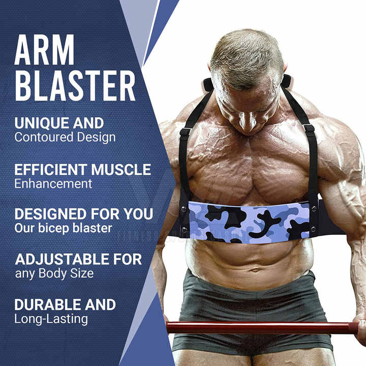 High Quality Gym Fitness Arm Blaster Curl Triceps Muscle Trainer New ...