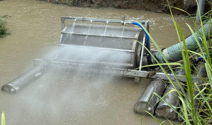 8 Inch Water Screen for Irrigation Rotating Water-driven Self-cleaning ...