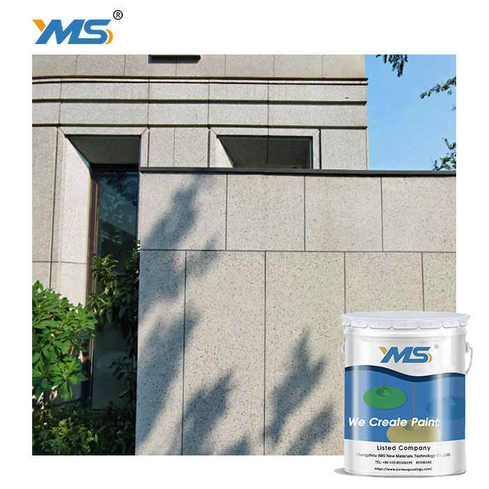 YMS Natural Stone Textured Paint - High Adhesion Exterior Coating