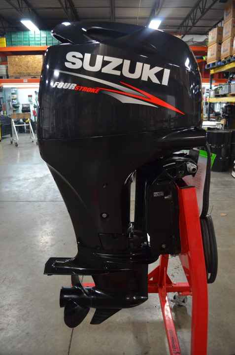 2013 Used Suzuki 90HP 4 Stroke 20 Shaft Remote Outboard Motor ...