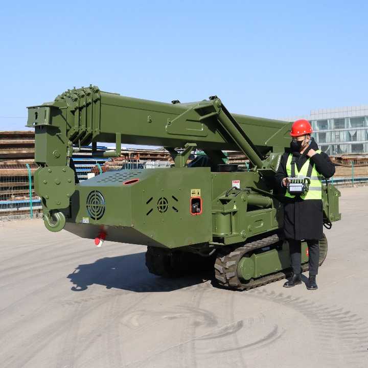 Narrow Space Small Mini Spider Crane Crawler Compact Cranes With Hydraulic Telescopic Outrigger ...