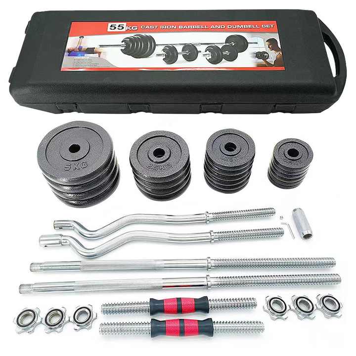 ZJFIT Adjustable Dumbbell Set - 50KG to 55KG Weights