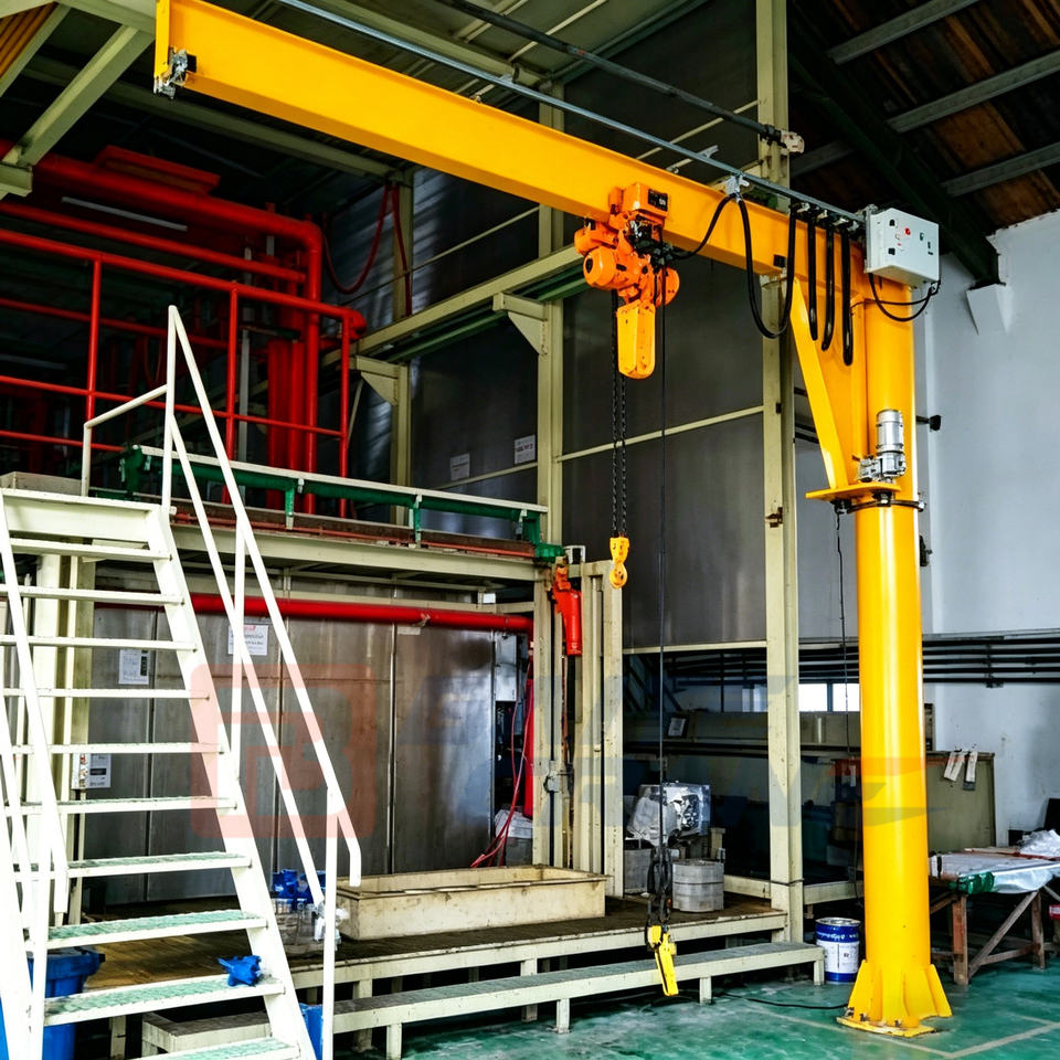 Professional Crane Exporter Large Span Jib Crane Rotation Angle 360 for ...