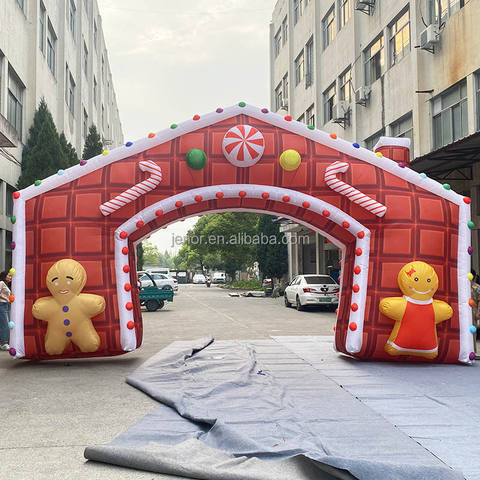 Circus Entry Decor Inflatable Clown Head Entrance Arch for Halloween ...