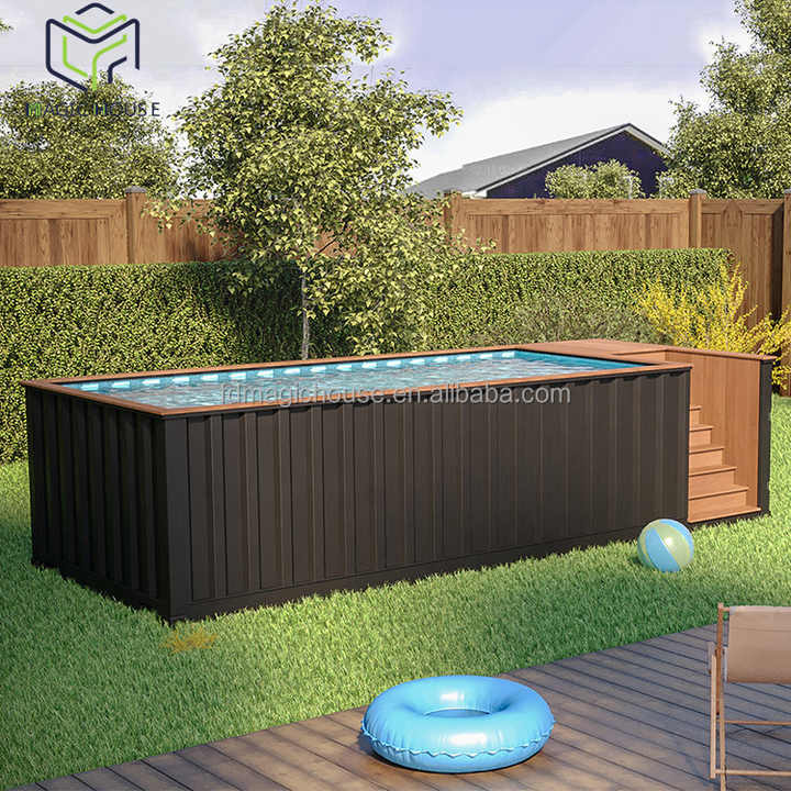 Magic House 20ft 40ft Modified Shipping Container Pool House for Sale ...