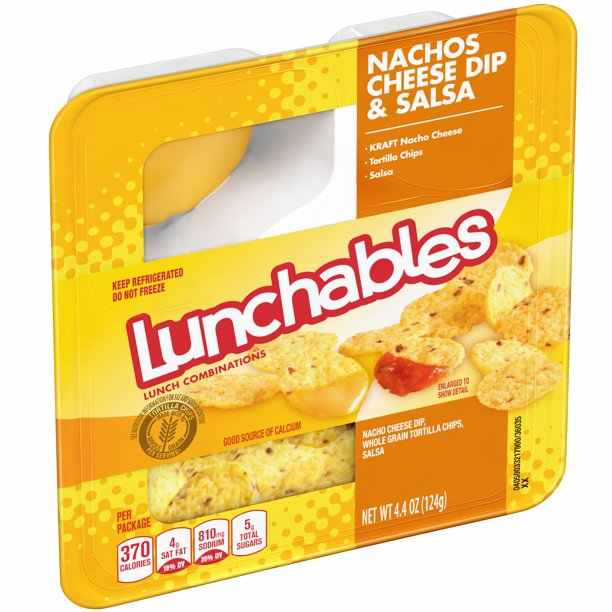 Lunchables Nachos Cheese Dip & Salsa with Tortilla Chips