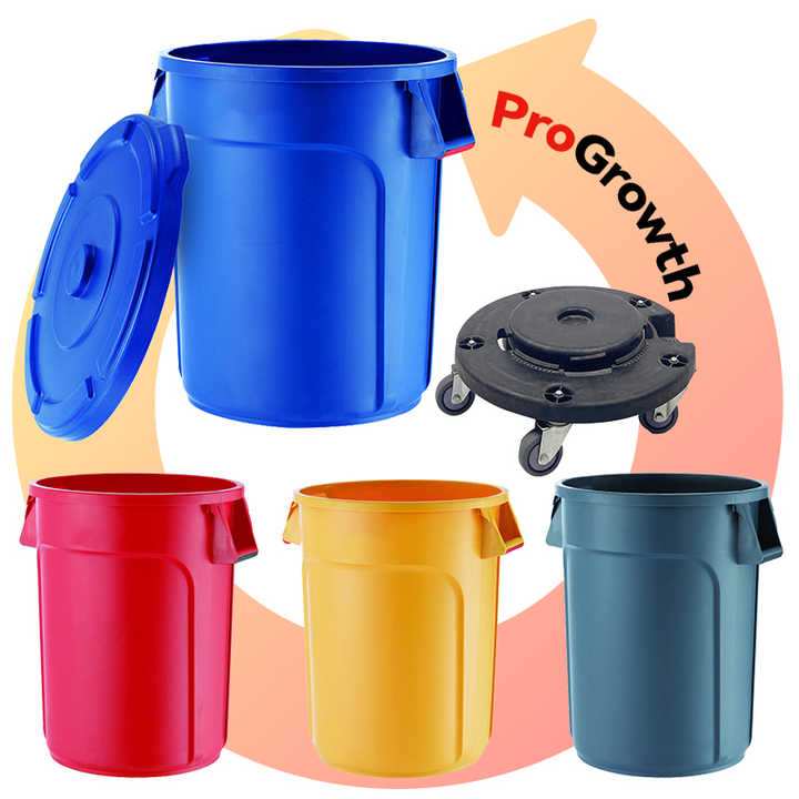 Hotel Cart Dustbin Refuse Containers Bin GNF75 Plastic Garbage Bucket ...