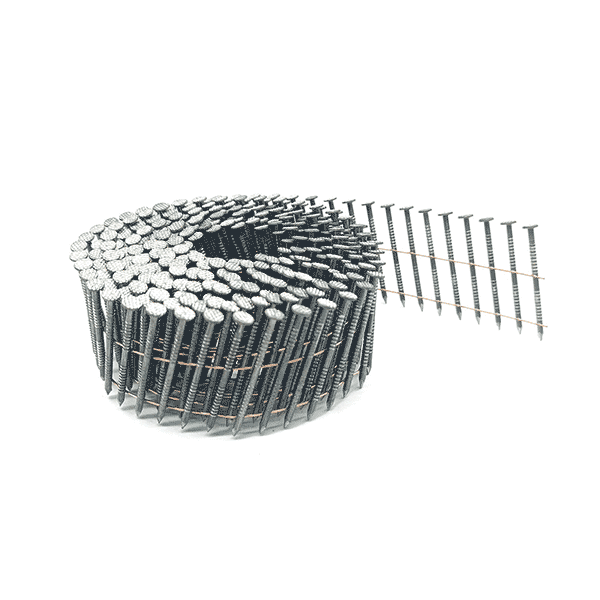 Hi-load Jumbo Wire Coil Nails 2-1/4''x0.099'' Screw Shank 3000p ...