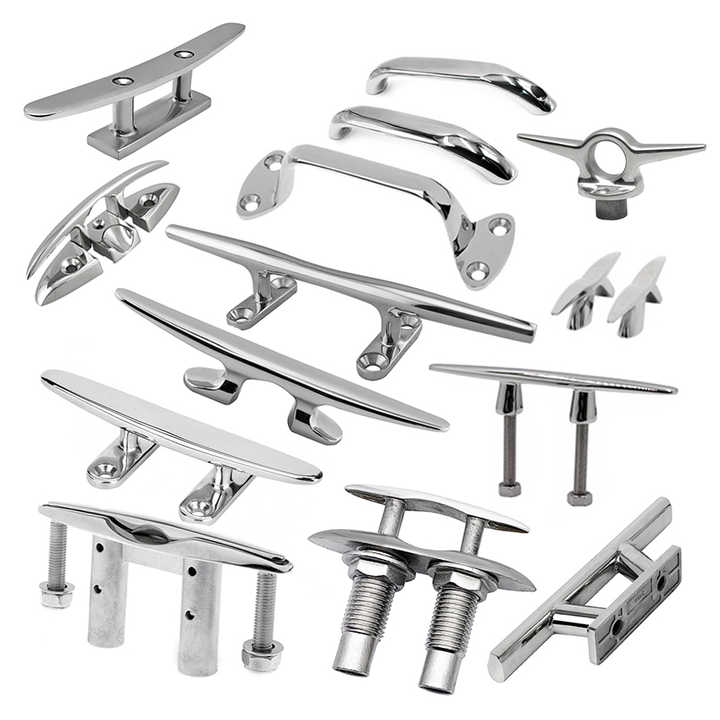 Boats Bollard Cleats Hardware Marine Cleat AISI316 Stainless Steel Boat ...