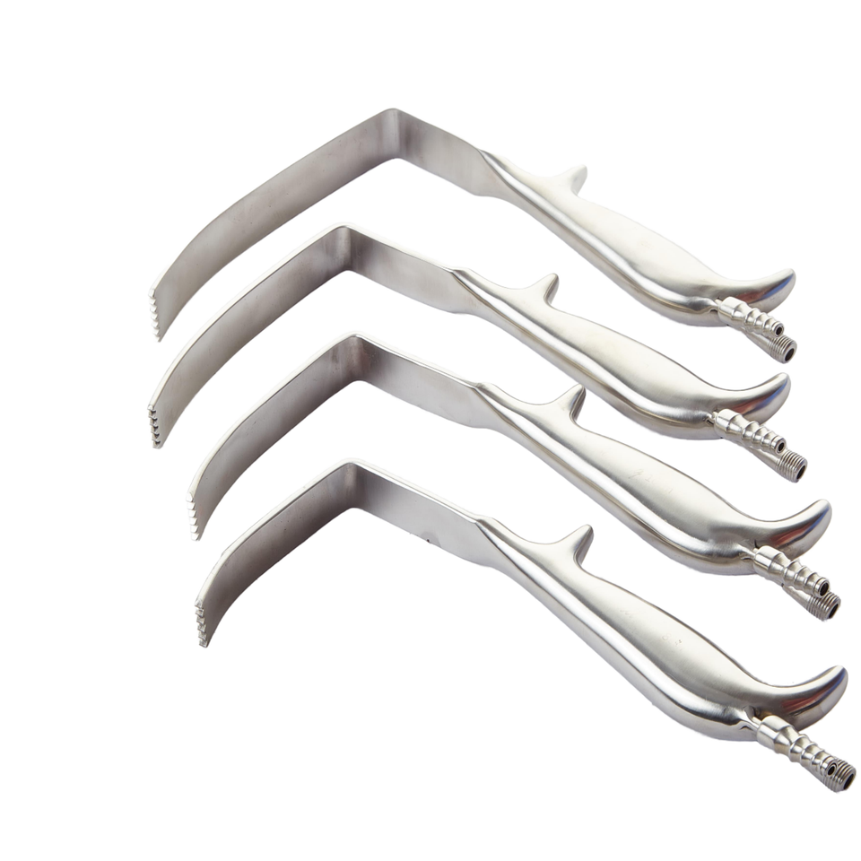 Precise Baitang Medical Stainless Steel Manual Lighted Breast Retractor ...