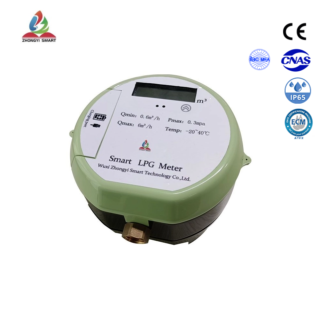 Wireless LPG Gas Meter, LCD Display for Industrial & Commercial ...