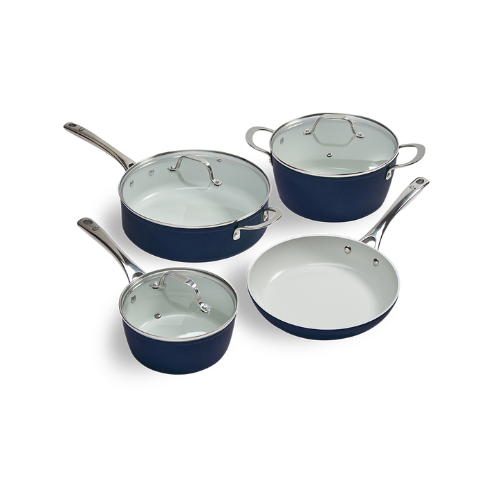 Cosmic Cookware Nonstick Ceramic Cookware Set Pots Pans Lids and ...