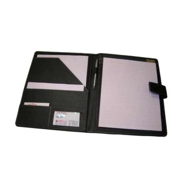 Genuine Leather File Folder with Custom Logo Document Holder Business ...