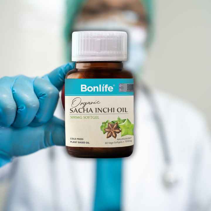Bonlife 500mg Sacha Inchi Oil Rich in Omega 3 6 9 for Metabolic ...