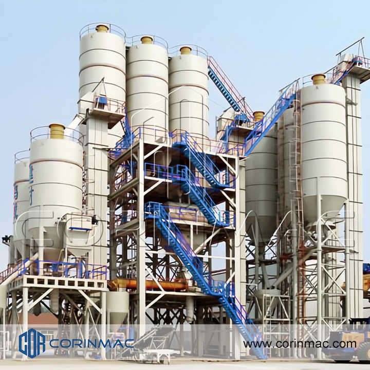 Industrial Construction Material Dry Mortar Line Stucco Plaster Dry Mix ...