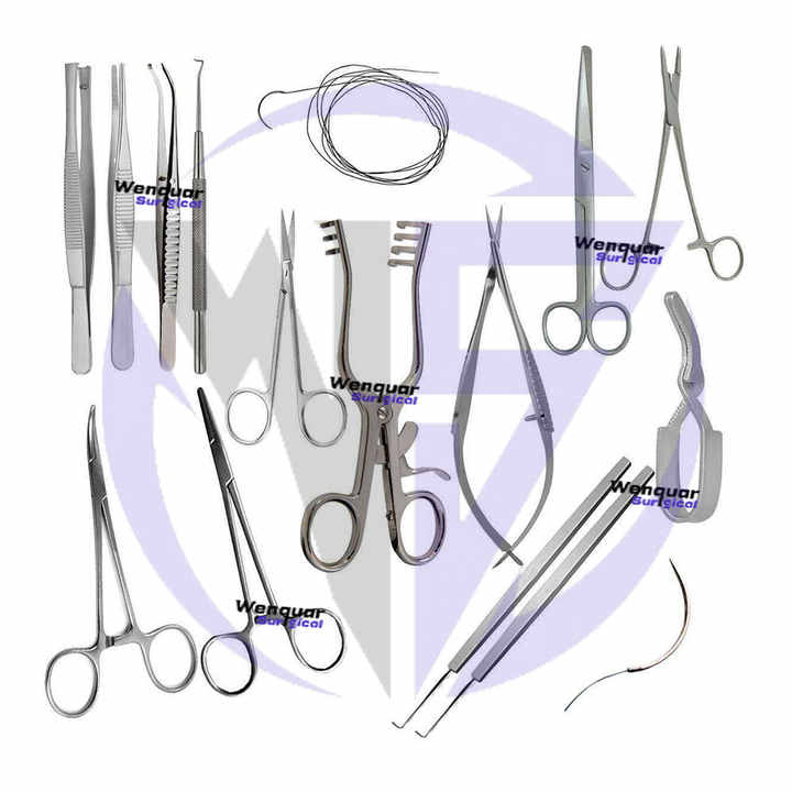 16/Pcs Cardiovascular and Vascular Surgical Set Heart & Artery Surgery ...