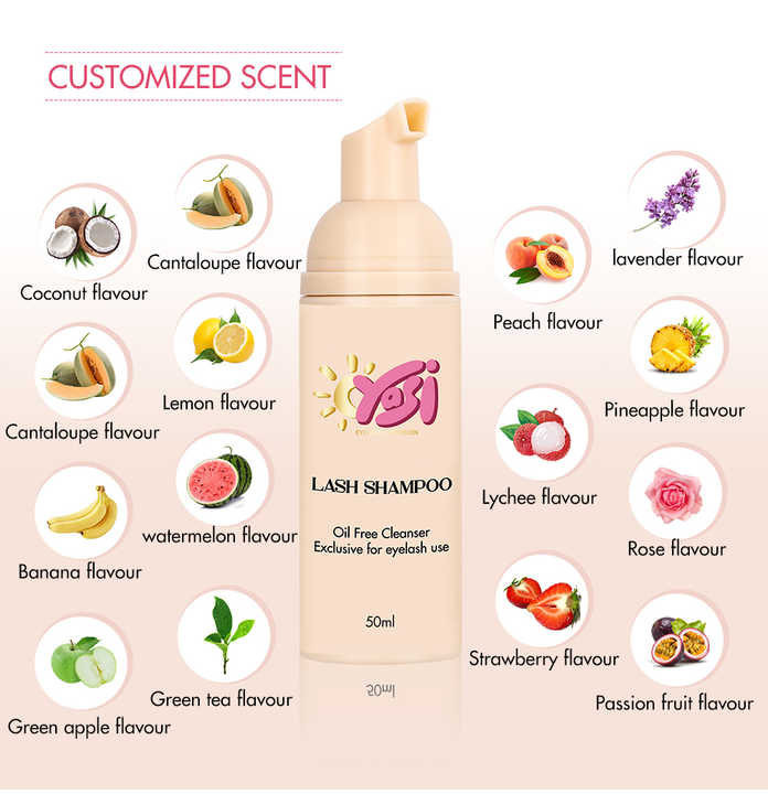 60ml 100ml Whipped Lash Shampoo Sensitive Eyelash Shampoo Whip Cream ...