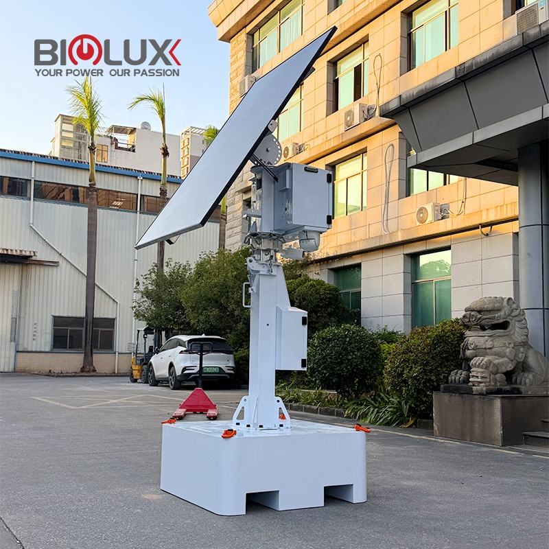 Biglux Portable Solar Mobile CCTV Security Camera Monitoring Tower 4m ...