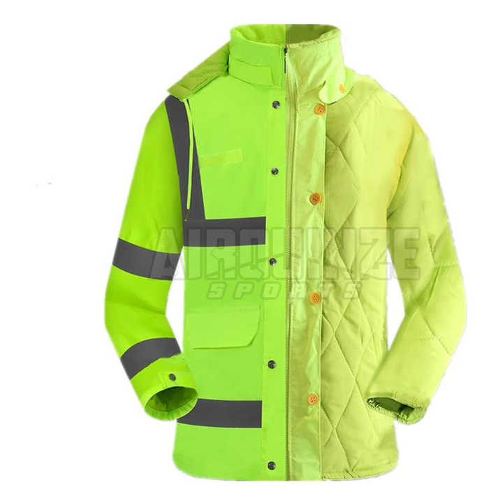 Reflective Work Wear Safety Jacket OEM Service With Custom Logo ...