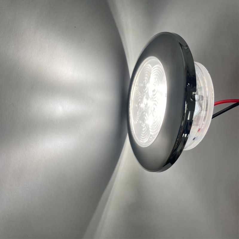 Flush Mount Waterproof Round Ceiling Light for Boat RV Cabin Car Yacht ...