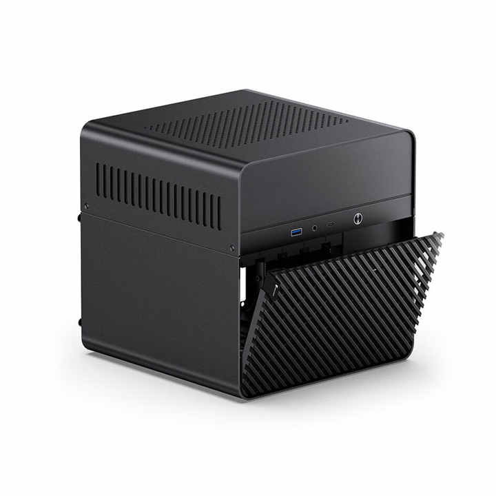 JONSBO N2 Aluminum Mini-ITX NAS Computer Case with 5+1 HDD Slots
