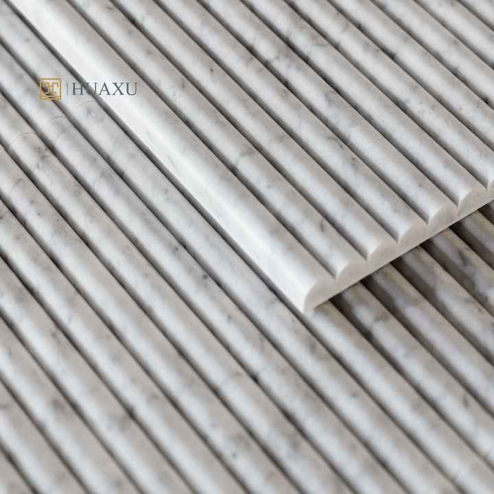 Huaxu Luxury Custom Italian Modern Wall Design Marble Strips