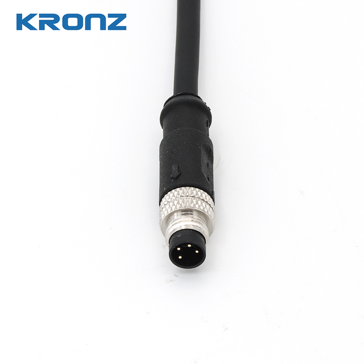 KRONZ 10M Pre-wired M8 Sensor Cable Circular Connector 3-Pin Male ...