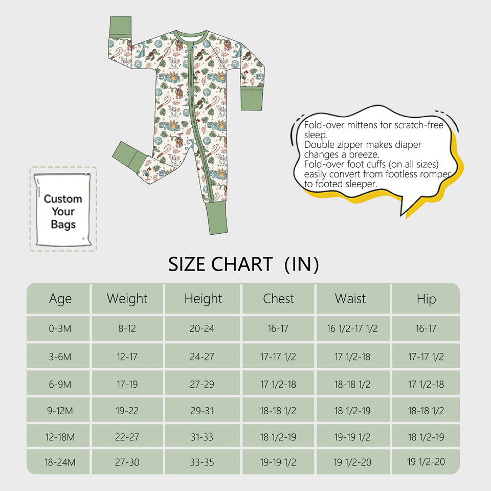 Organic Baby Clothes Bamboo Baby Pajamas Kids Infant Clothes Baby ...